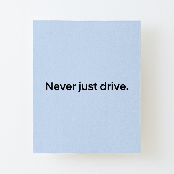 "Hyundai N - Never just drive." Mounted Print for Sale by IssKa | Redbubble