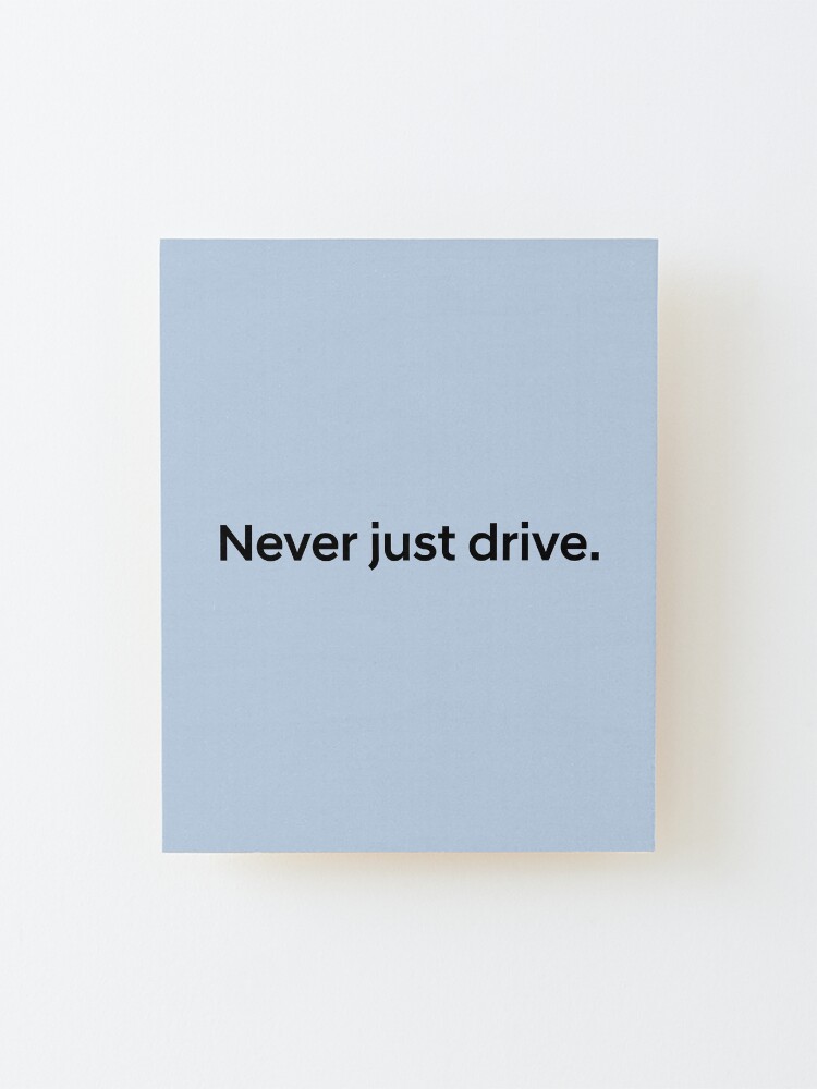 "Hyundai N - Never just drive." Mounted Print for Sale by IssKa | Redbubble