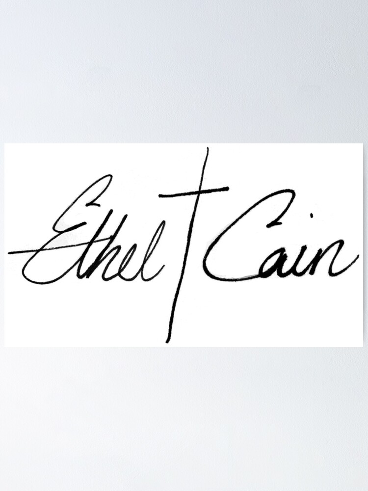 "Ethel Cain Logo" Poster for Sale by Floridian00 | Redbubble