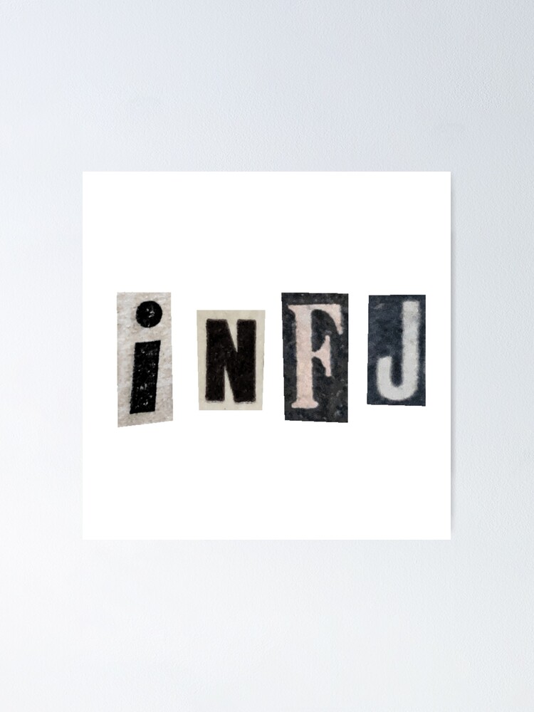 "INFJ - MBTI" Poster for Sale by RheaRealm | Redbubble