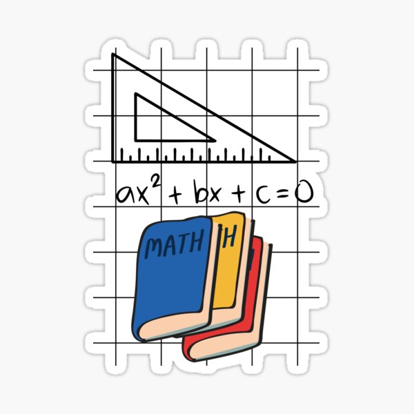 "Mathematical" Sticker for Sale by Lyly-Woodz | Redbubble