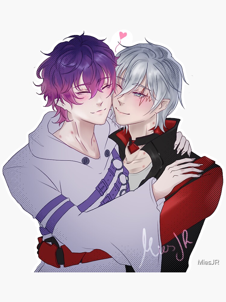 "Uki Violeta, Fulgur Ovid NIJISANJI EN Noctyx" Sticker for Sale by MiesJR | Redbubble