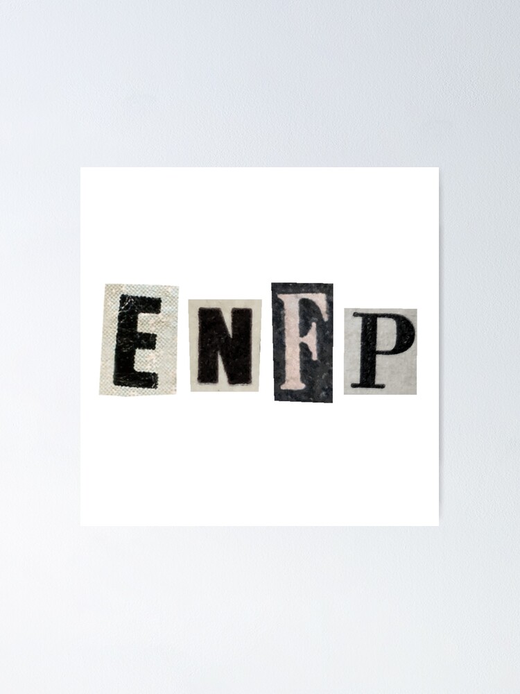 "ENFP - MBTI" Poster for Sale by RheaRealm | Redbubble
