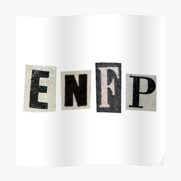 "ENFP - MBTI" Poster for Sale by RheaRealm | Redbubble