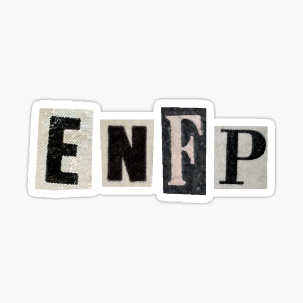 "ENFP - MBTI" Sticker for Sale by RheaRealm | Redbubble
