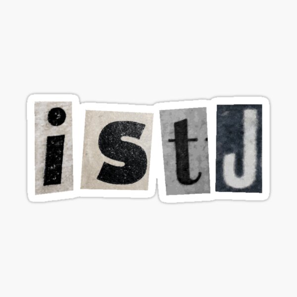 "ISTJ - MBTI" Sticker for Sale by RheaRealm | Redbubble