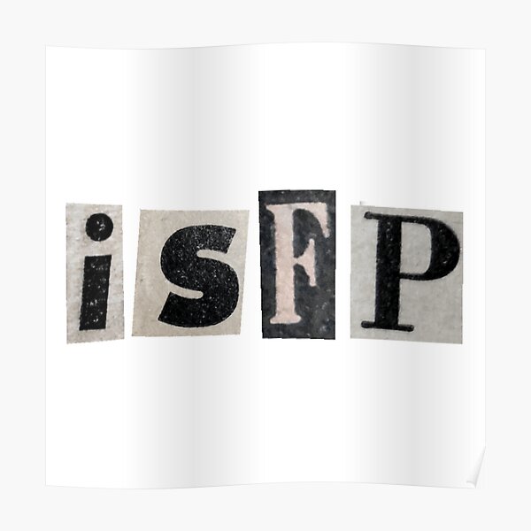 "ISFP - MBTI" Poster for Sale by RheaRealm | Redbubble