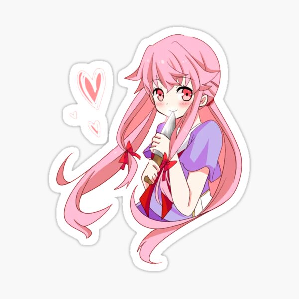 "Gasai Yuno" Sticker for Sale by Morphey22 | Redbubble