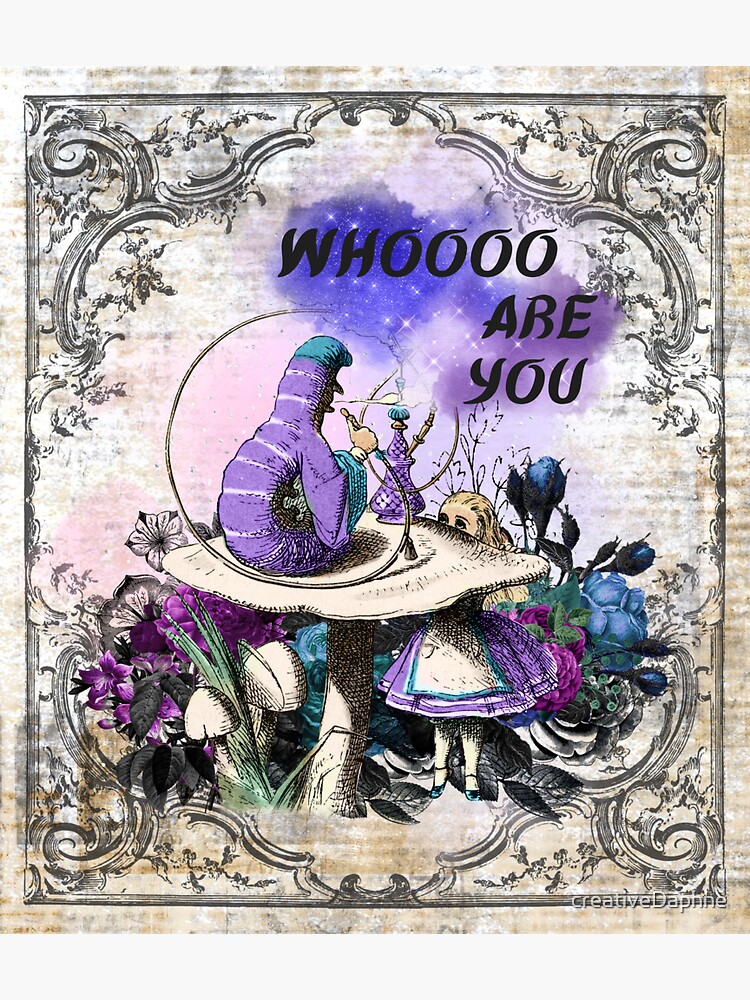 "Who Are You" Sticker for Sale by creativeDaphne | Redbubble