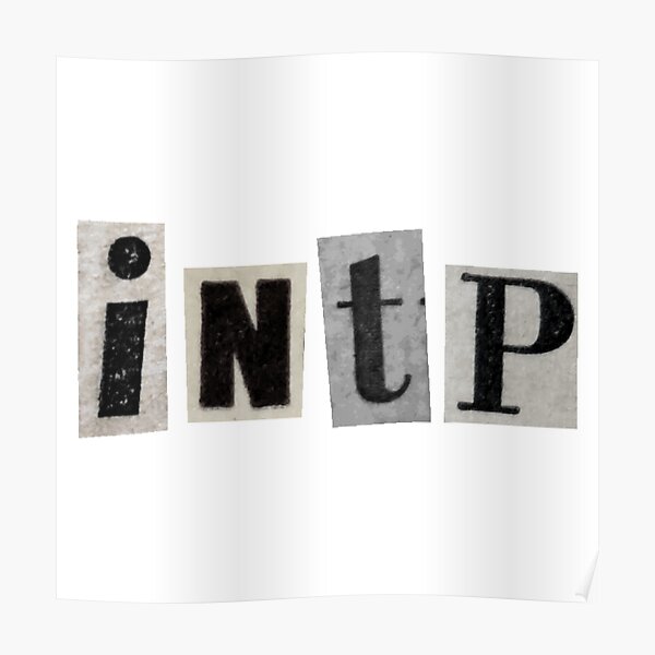 "INTP - MBTI" Poster for Sale by RheaRealm | Redbubble