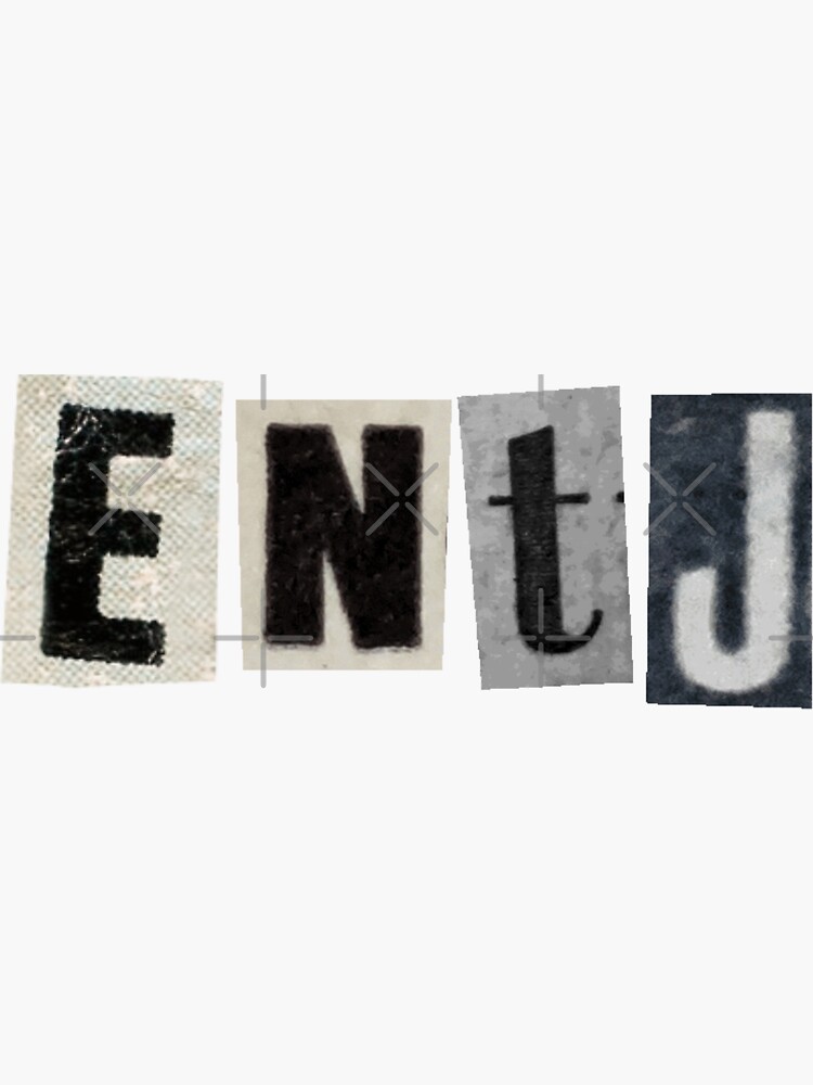 "ENTJ - MBTI" Sticker for Sale by RheaRealm | Redbubble