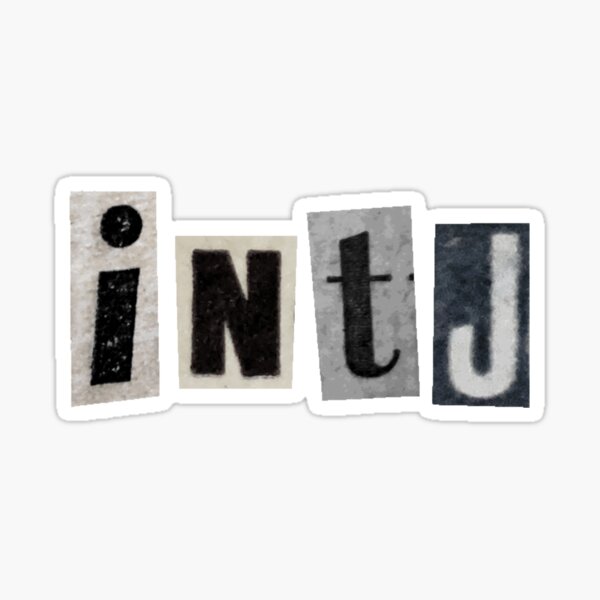 "INTJ - MBTI" Sticker for Sale by RheaRealm | Redbubble