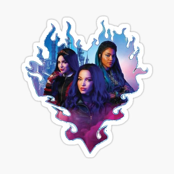 "Descendants" Sticker for Sale by tattwirdat | Redbubble