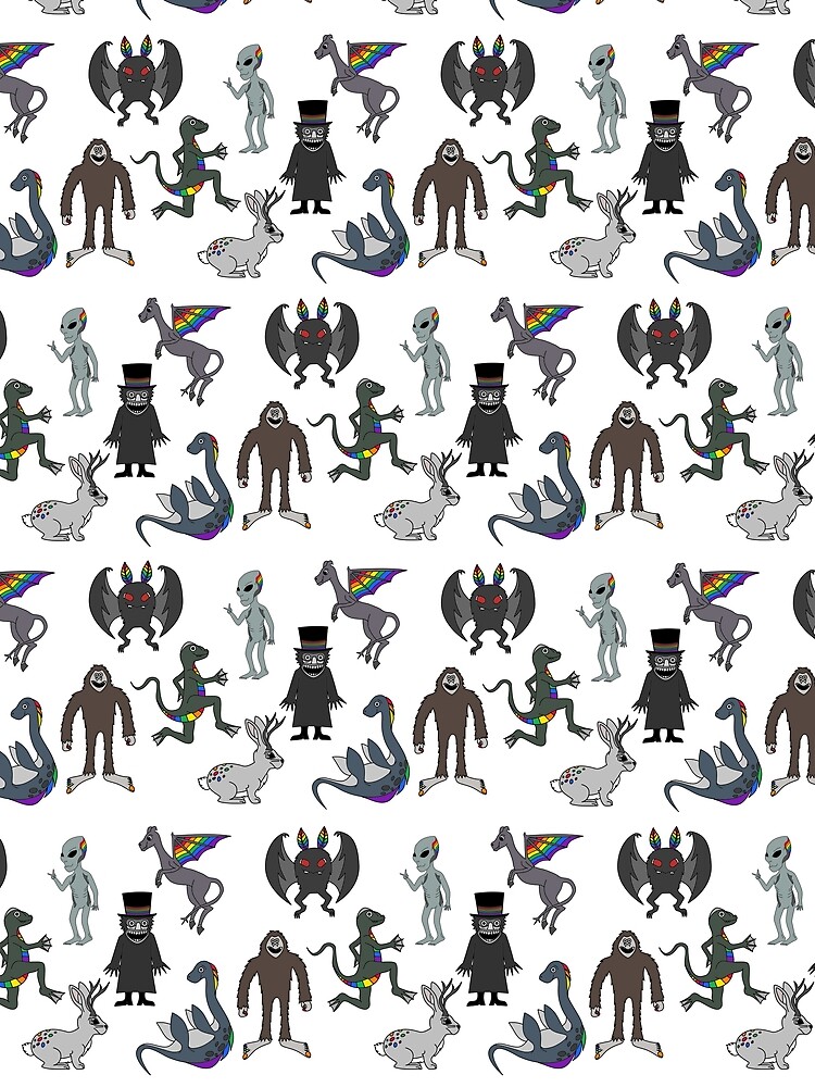 "Cryptid Friends!" T-shirt for Sale by LisaBuchfink | Redbubble ...