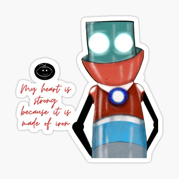 "robots -Characters - animerobots - anime - kids" Sticker for Sale by ...