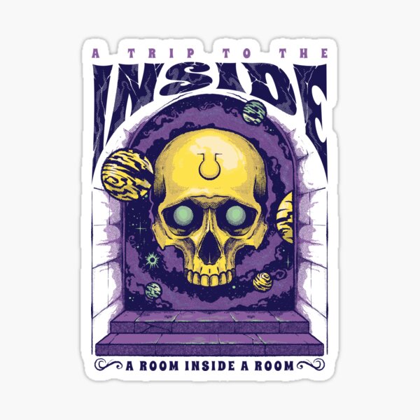 "A trip to the Inside" Sticker for Sale by pixelnacho-shop | Redbubble