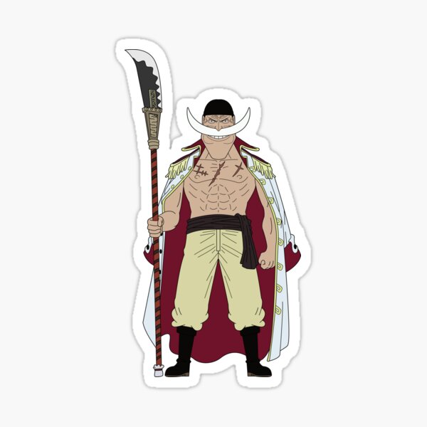 "Edward Newgate "Whitebeard"" Sticker for Sale by jimjimfuria | Redbubble