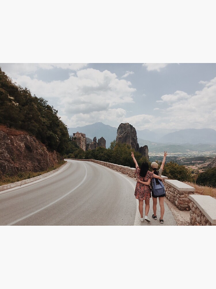 "Peace Signs, Hugs, & Hiking Adventures" Sticker for Sale by ArtsyByAng ...