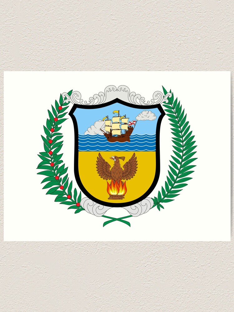 "Coat of Arms of Colón, Panama" Art Print by Tonbbo | Redbubble