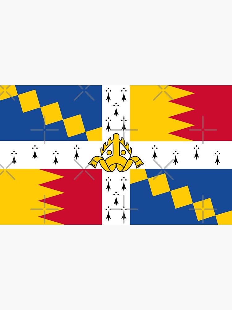 "Flag of Birmingham, England" Poster for Sale by Shav | Redbubble