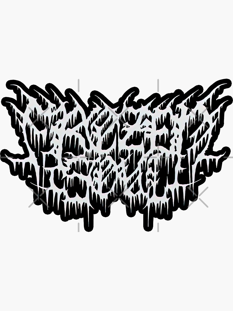 "death metal band " Sticker for Sale by Sunniva6520 | Redbubble