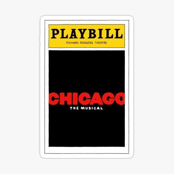 "Chicago Bill" Sticker for Sale by katiebackstage | Redbubble