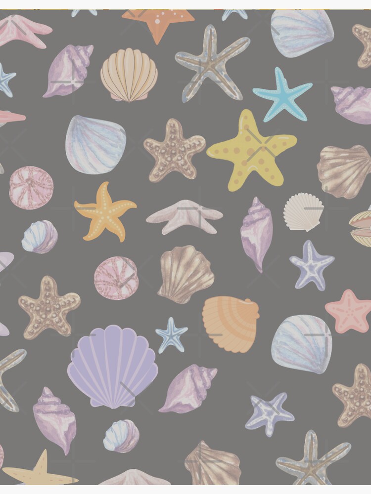 "Seashell patterns" Sticker for Sale by Jala-store | Redbubble