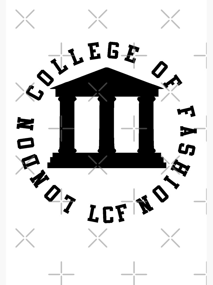 "LCF London College Of Fashion Logo" Poster for Sale by MyUniversity ...