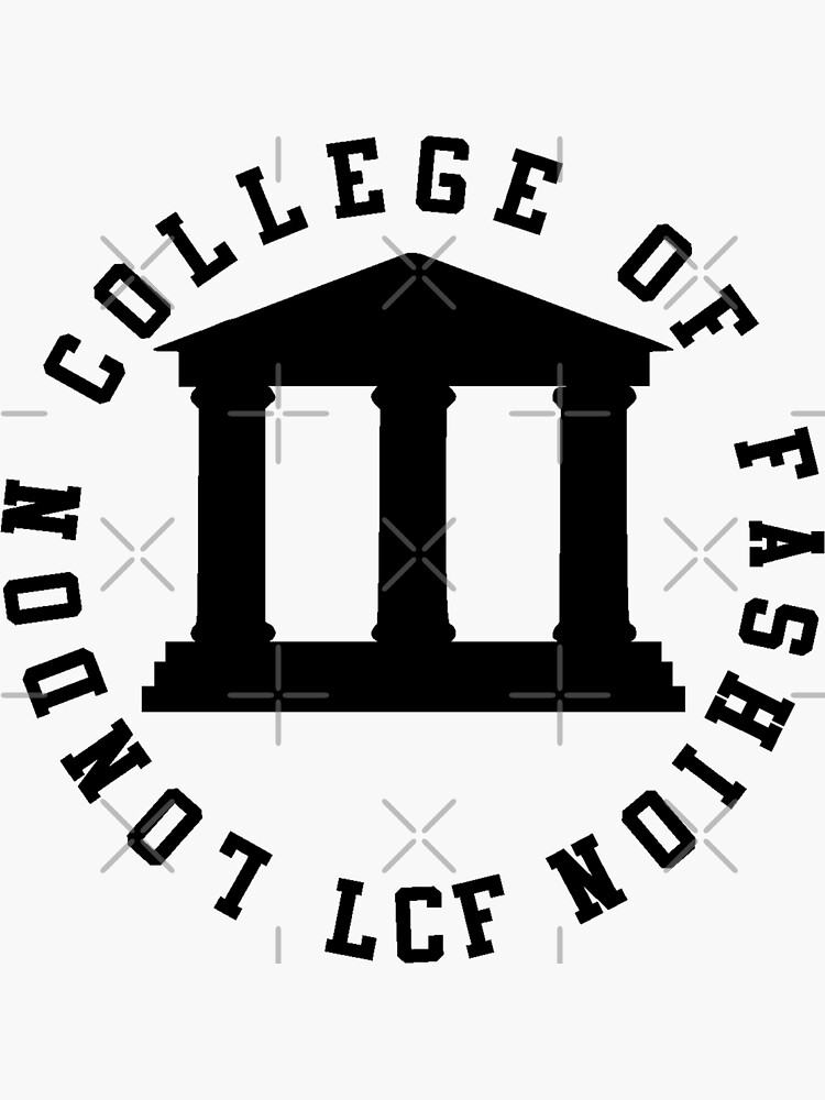 "LCF London College Of Fashion Logo" Sticker for Sale by MyUniversity ...