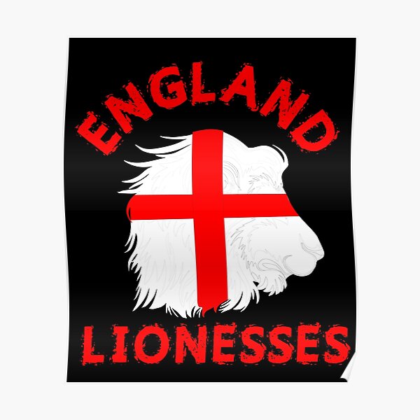 " ENGLAND LIONESSES-SOCCER WOMEN TEAM" Poster for Sale by BEST-DESIGNZ ...