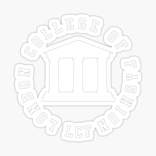 "LCF London College Of Fashion Logo" Sticker for Sale by MyUniversity ...
