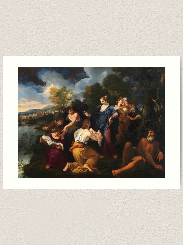 "The Finding of Moses | Luigi Garzi | 17th Century Renaissance Biblical ...