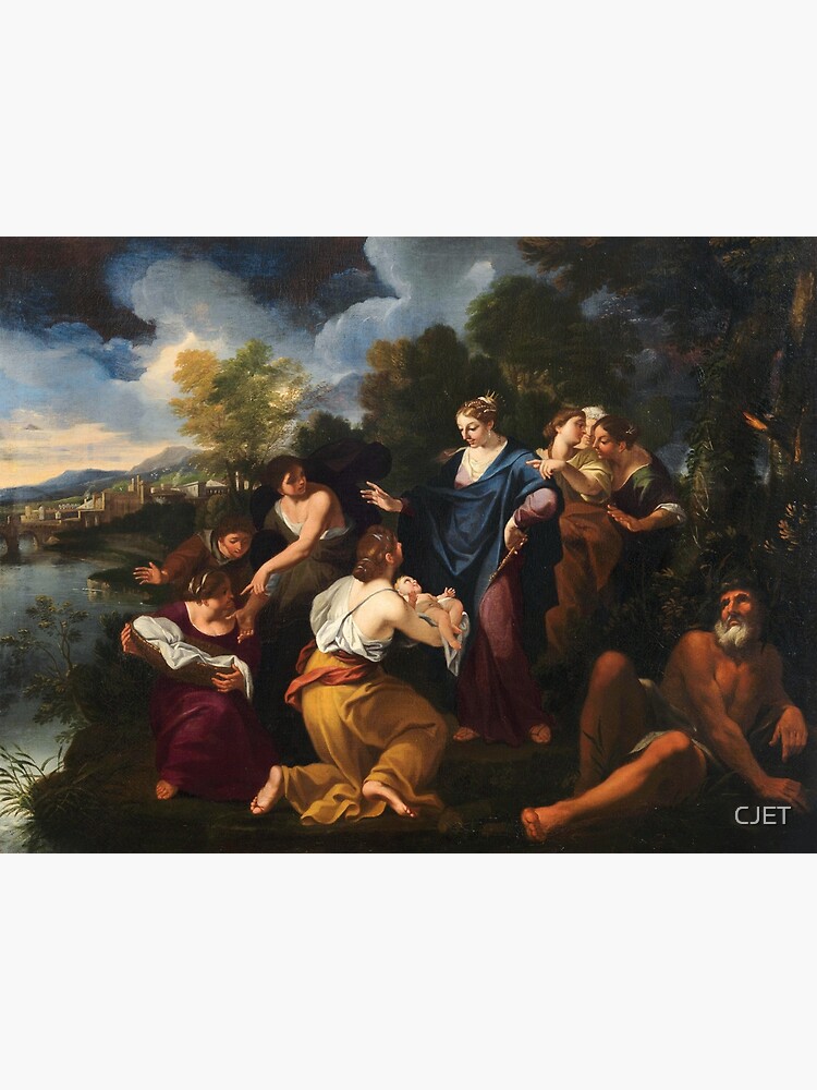 "The Finding of Moses | Luigi Garzi | 17th Century Renaissance Biblical ...