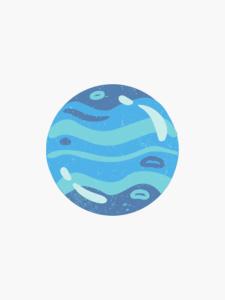 "Neptune Stickers" Sticker for Sale by ScienceLoverHub | Redbubble