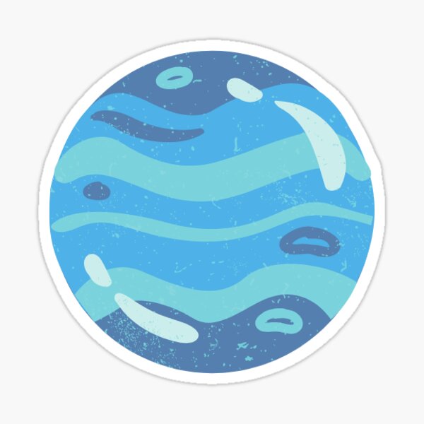 "Neptune Stickers" Sticker for Sale by ScienceLoverHub | Redbubble