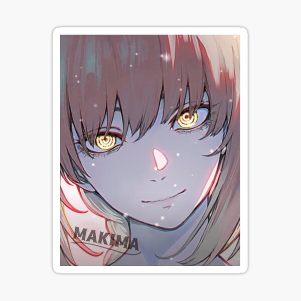 "Makima " Sticker for Sale by Roti-Lal | Redbubble