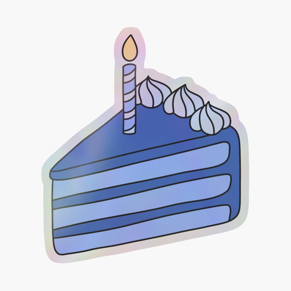 Blue Birthday Cake Clip Art