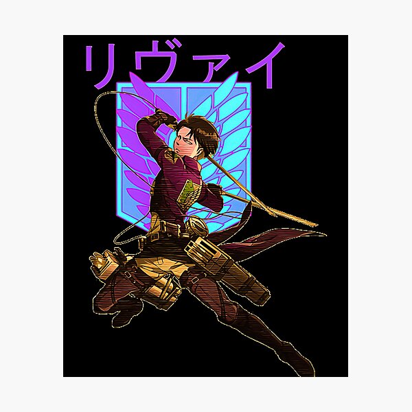 "Attack On Titan Attack on Titan Levi Wing of Freedom" Photographic ...