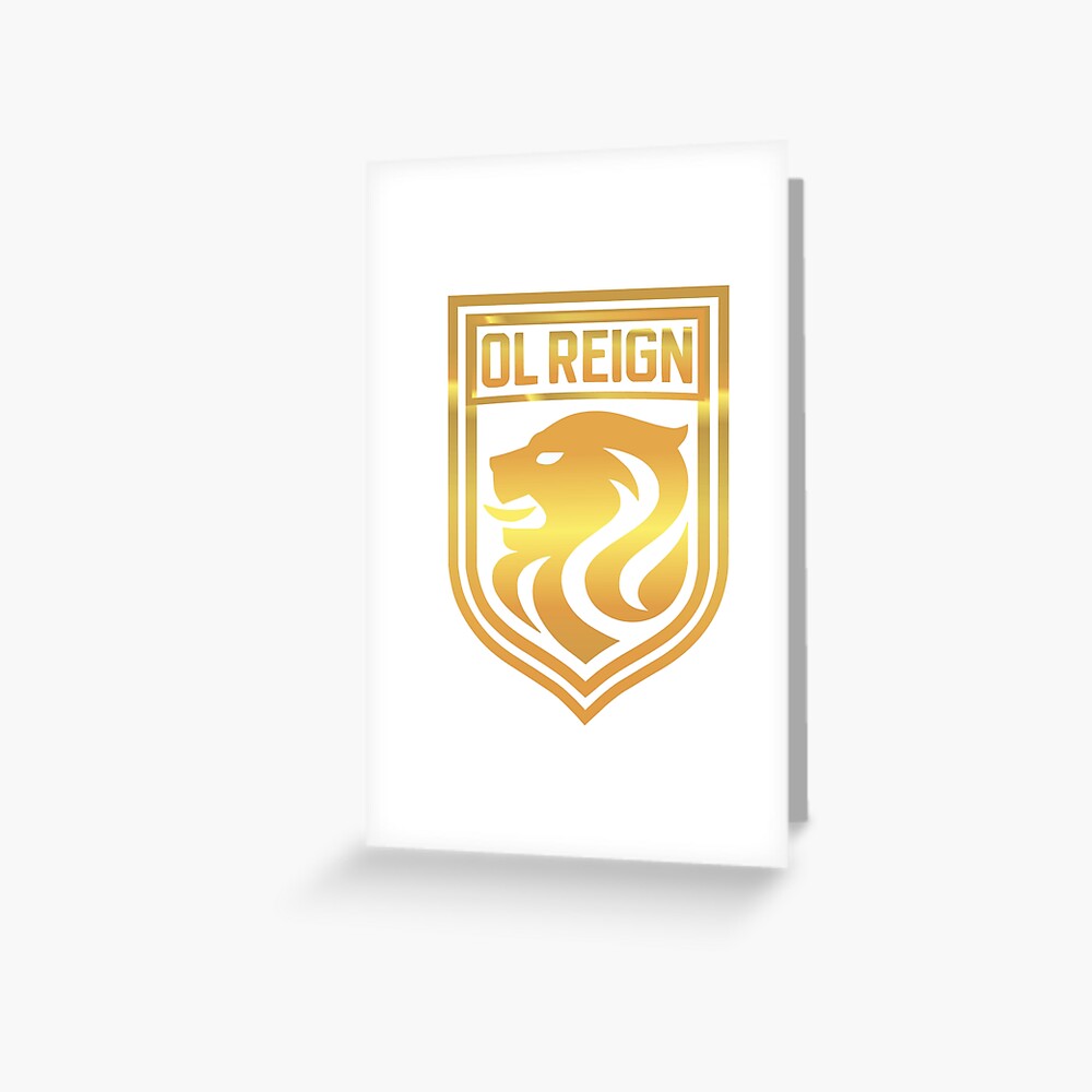 "OL REIGN FC-GLITTER LOGO" Greeting Card for Sale by VampireCat9 ...