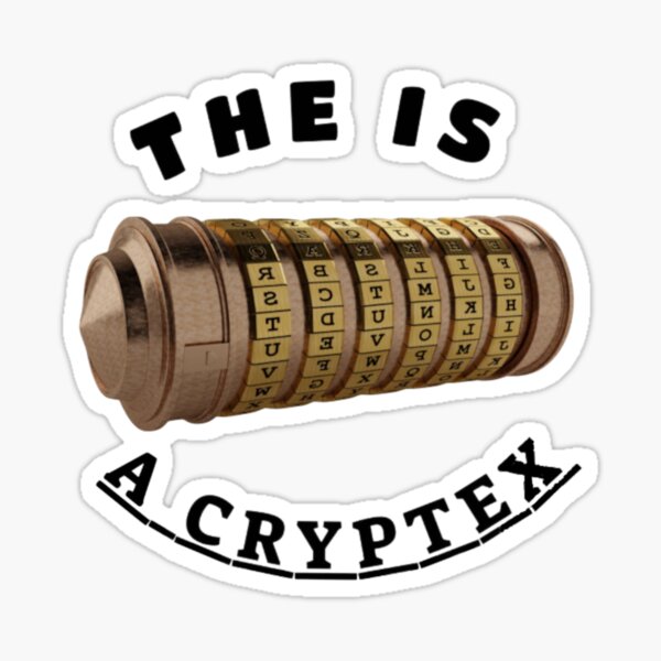 "CRYPTEX lOVE " Sticker for Sale by byrne-ma | Redbubble