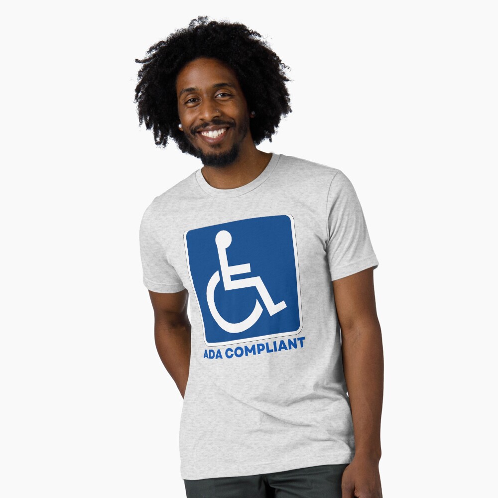 "ADA Compliant Handicap Sign Wheelchair" Sticker for Sale by podlavadia ...