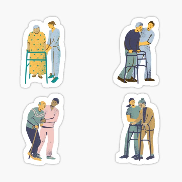 "ADA Compliant Sticker Pack of Persons with Disability" Sticker for ...