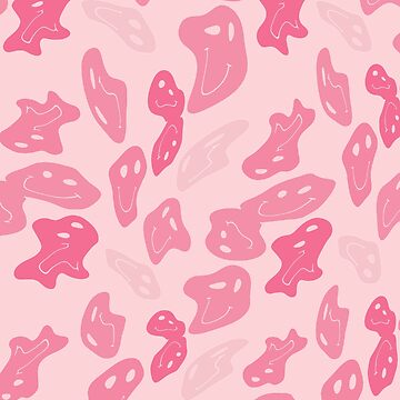 "Preppy, Pink, Aesthetic, Smiley, Trippy, Drippy Smile Face, Preppy ...