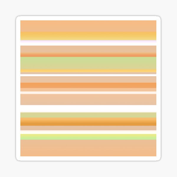 "Light academia colors striped | light academia color palette" Sticker ...
