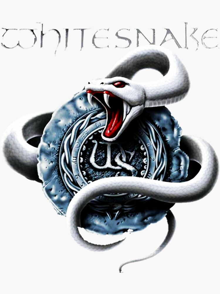 "Whitesnake are a hard rock band " Sticker for Sale by LoganLett12 ...
