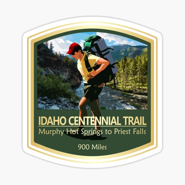 "Idaho Centennial Trail (PF)" Sticker for Sale by curranmorgan | Redbubble