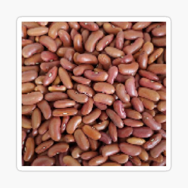 " 16-Bit Pixel Food Pattern Red Kidney Beans" Sticker for Sale by ...