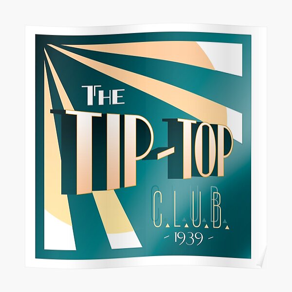 "Tower of Terror - Tip Top Club" Poster for Sale by luffans | Redbubble
