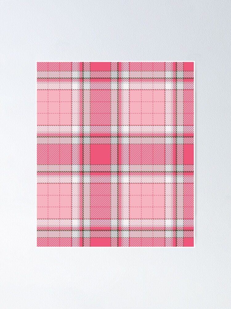 "Preppy, Pink, Plaid, Pink Aesthetic, Preppy Aesthetic" Poster for Sale ...
