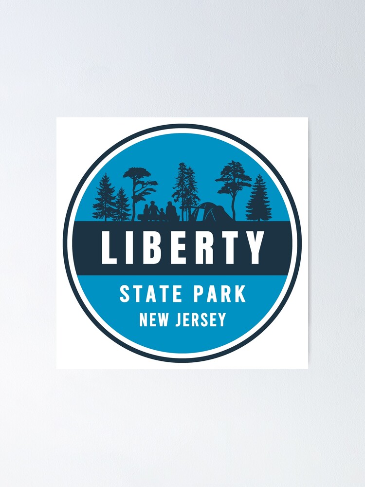 "Liberty State Park Family Camping Logo" Poster for Sale by VanyaKar ...